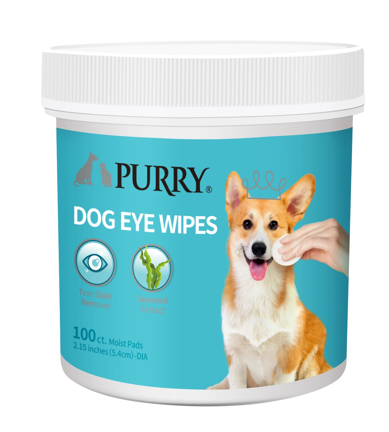 Wholesale Dog Eye Wipes Tear Stain Remover Seeweed Extract Eye Wipes ...