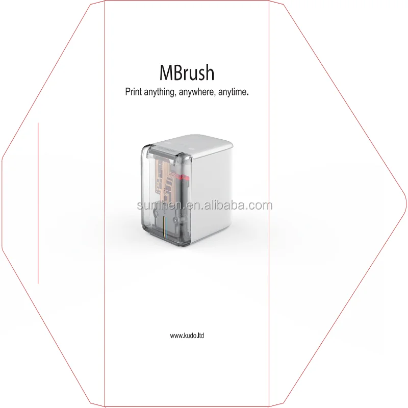 Mbrush Mini Printer - Portable Color Printing for Mobile
