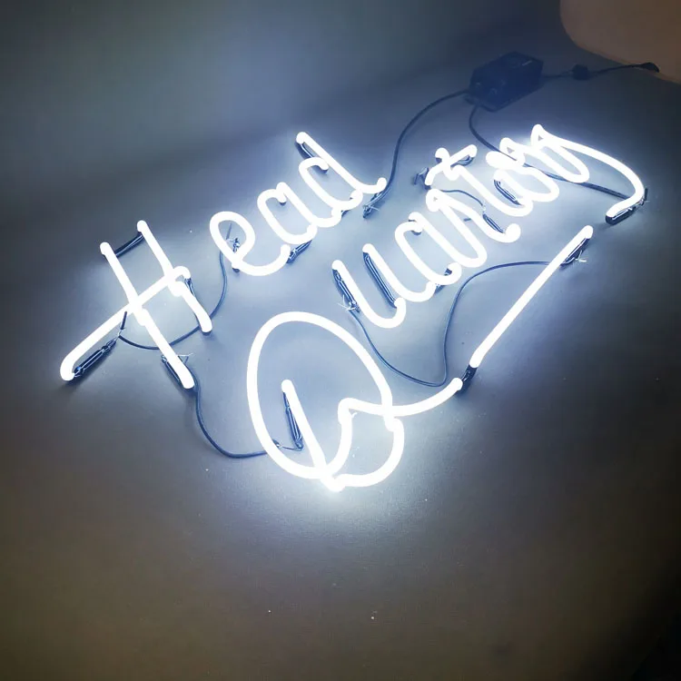 Alibaba White Cursive Neon Sign Production Frontlit Channel Letter Sign ...