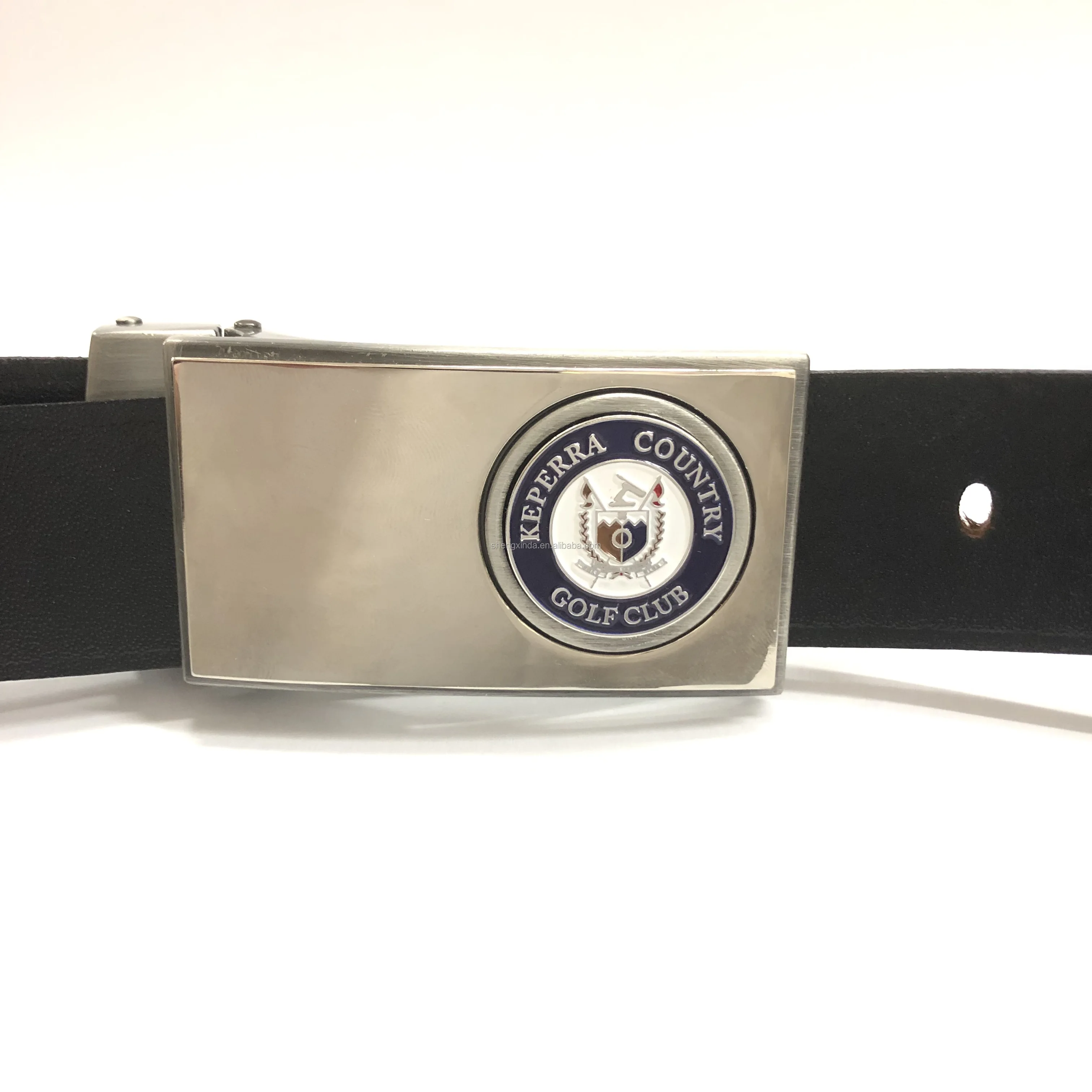 Golf Belt with Ball Marker - Customized Metal Alloy Buckle