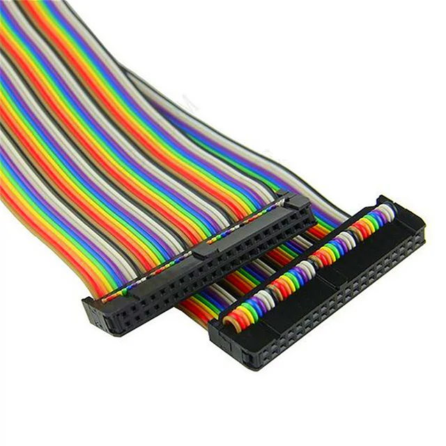 20p 2.54 Mm IDC Flat Ribbon Cable - 40 Wires with Red Mark