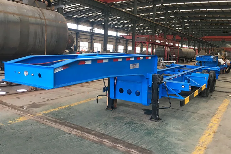 20ft ISO Tank Container Skeletal Chassis - Customized Panda Truck Trailers