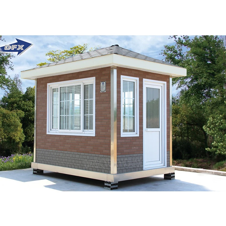 Prefabricated Houses And Luxury Portable Sentry Box Prefab Sentry Guard ...
