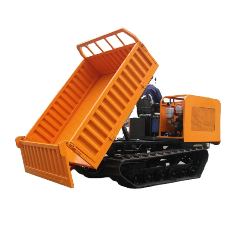 Diesel Dumper Truck Rubber Track Dumper Crawler Mini Dumper Truck Price ...