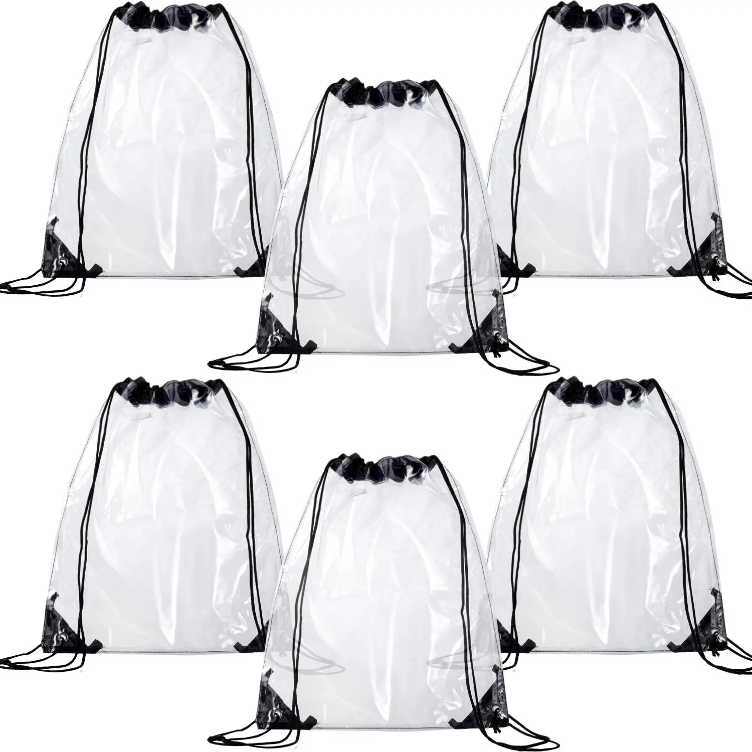 2023 Hot Sale Waterproof Clear Pvc Drawstring Bag Wholesale Custom Logo ...