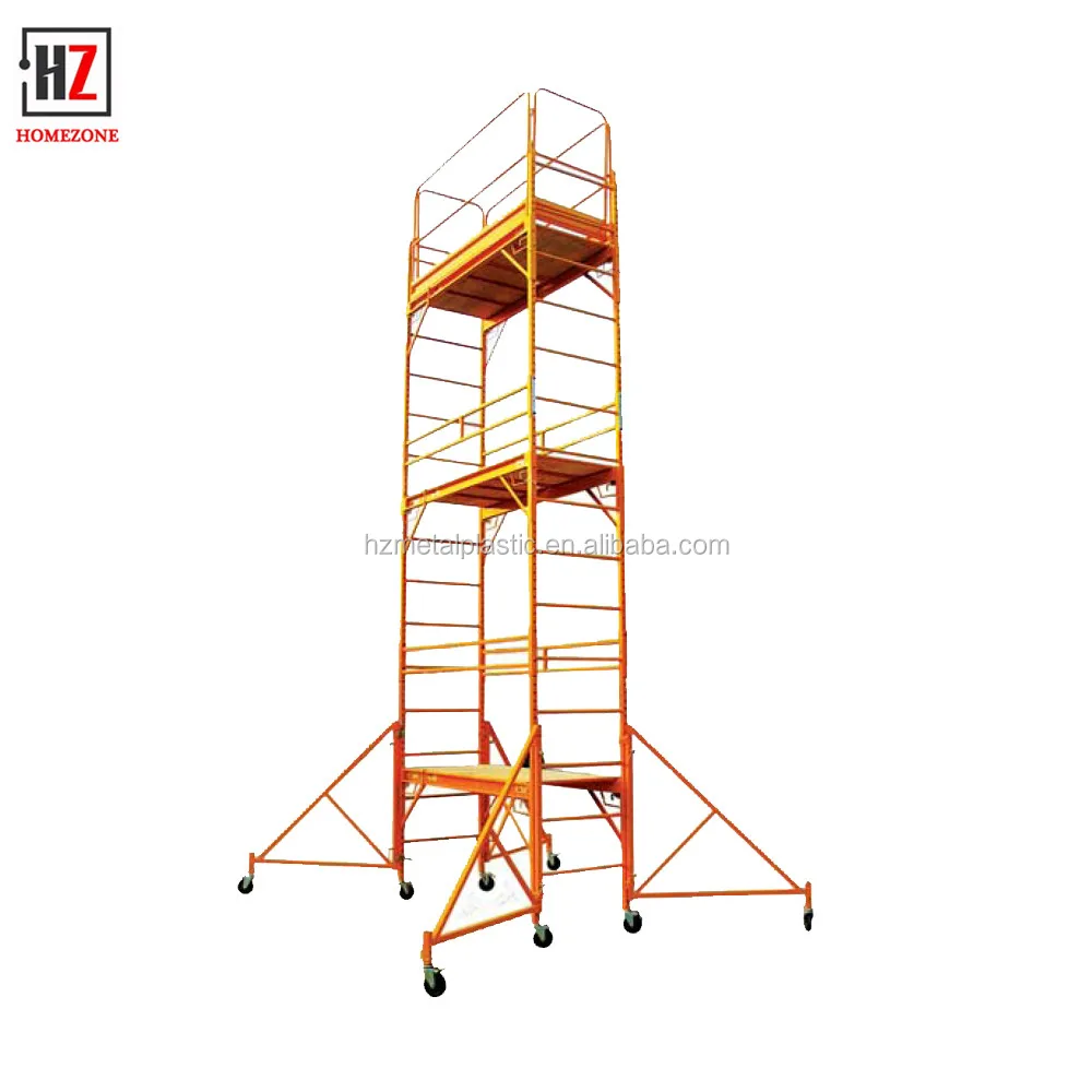 Safety 6ft. Aluminum Multi-use Ladders Safeclimb Baker Style Rolling ...