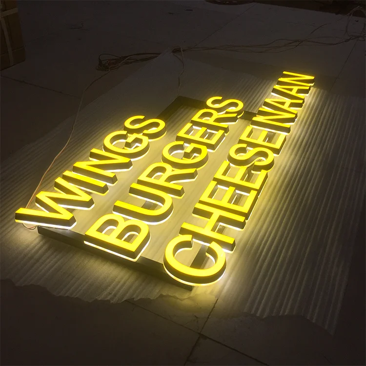 Custom Engraved Laser Cut Led Acrylic Letter Illuminated Led Alphabet ...