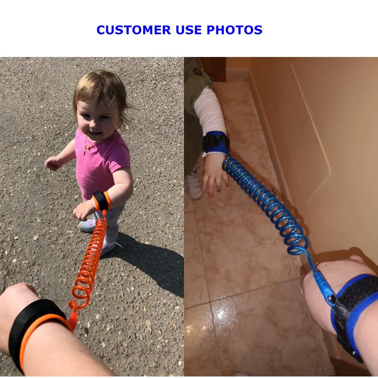 Toddler Safety Harness Child Wrist Leash Link Kids Anti Lost Strap For ...