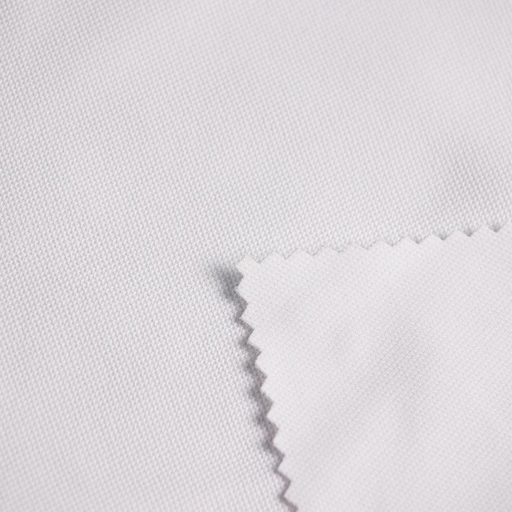 High Quality 100% Polyester Interlock Fabric Material,170gsm White ...