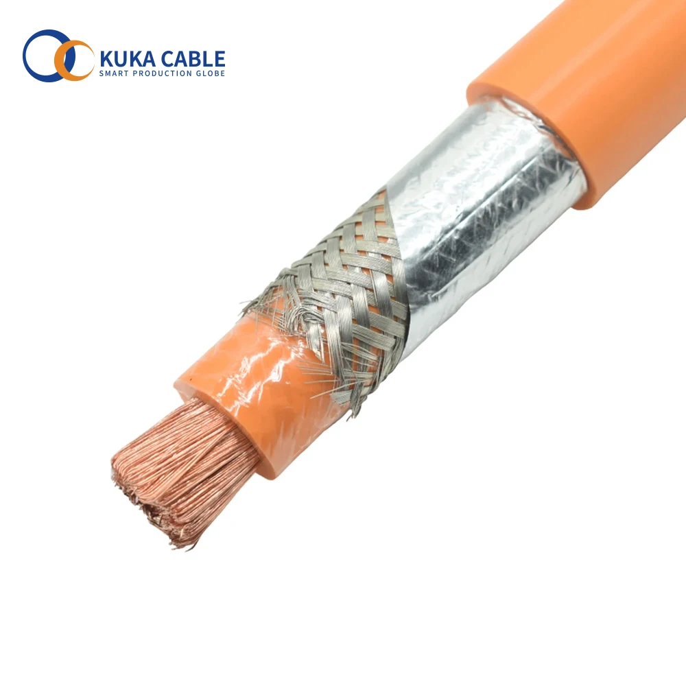 Ac1000v Dc1500v Ev Cable High Voltage Copper Screen Shield Hv Car Cable ...