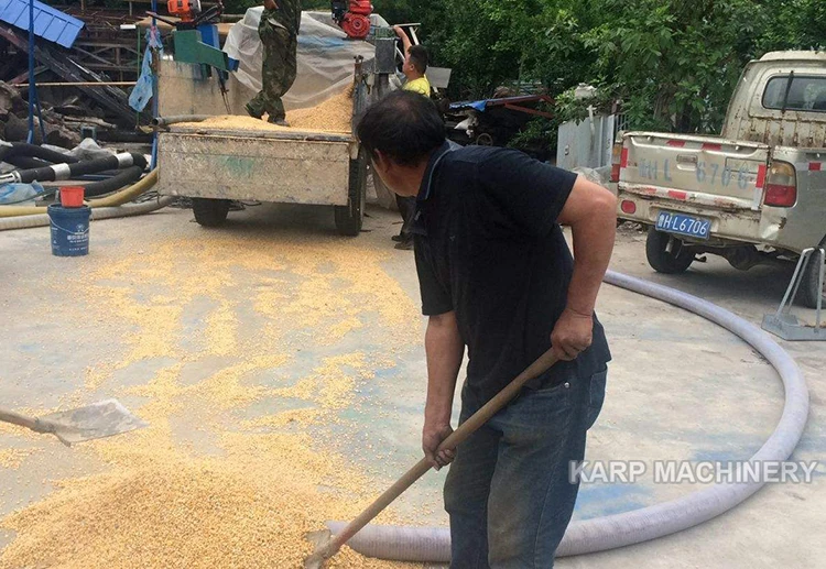 Plastic Flexible Auger Screw Conveyor Feeder for Wheat - Durable, Oil ...