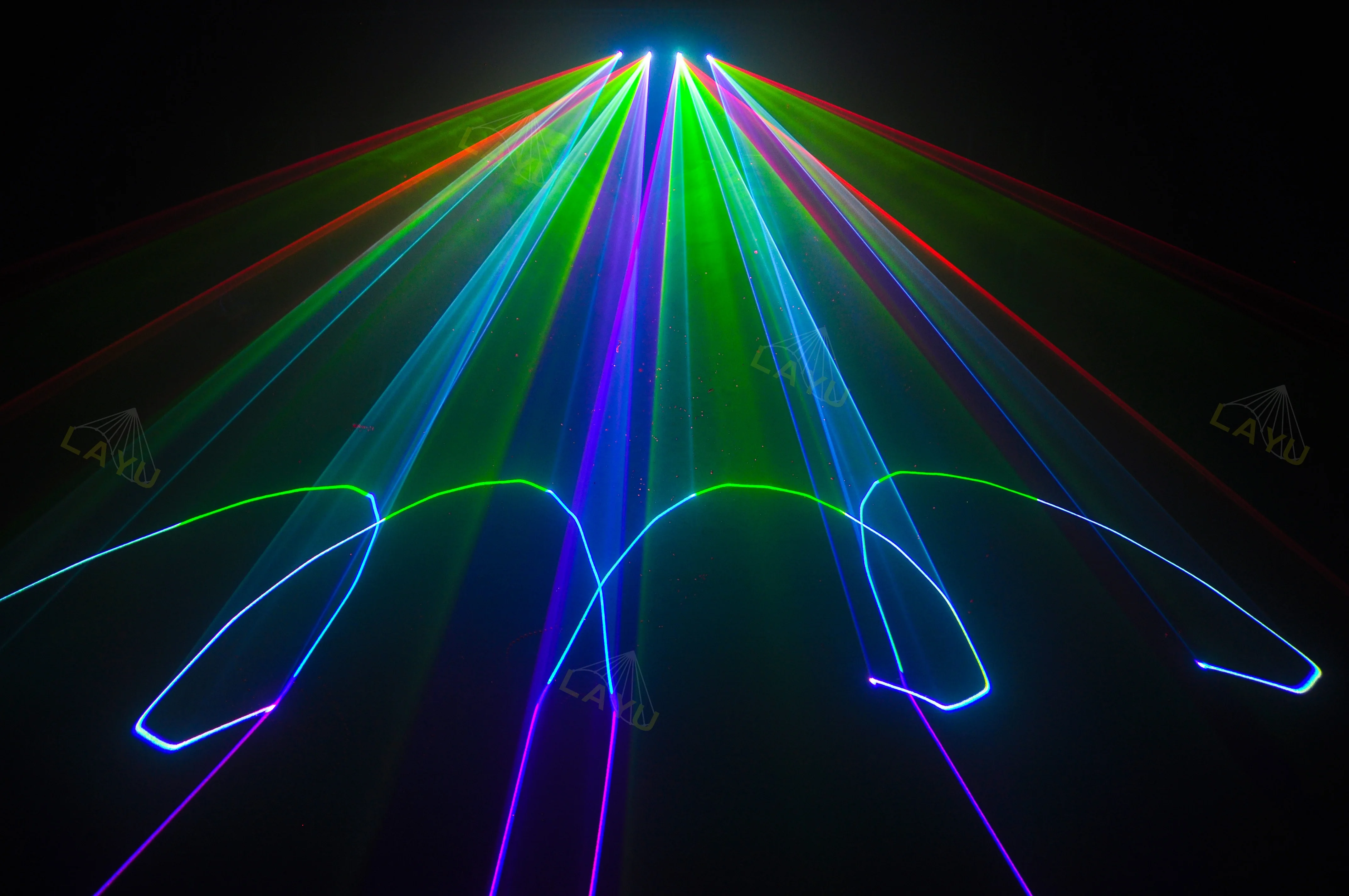 Hot Selling 4 Head Rgb Animation Laser Bar Dmx512 Ilda 4 Eyes Beam ...