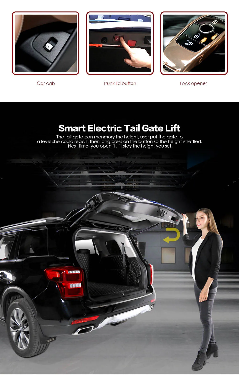 Adt New Remote Control Smart Car Tailgate Lift Auto Power Electric ...