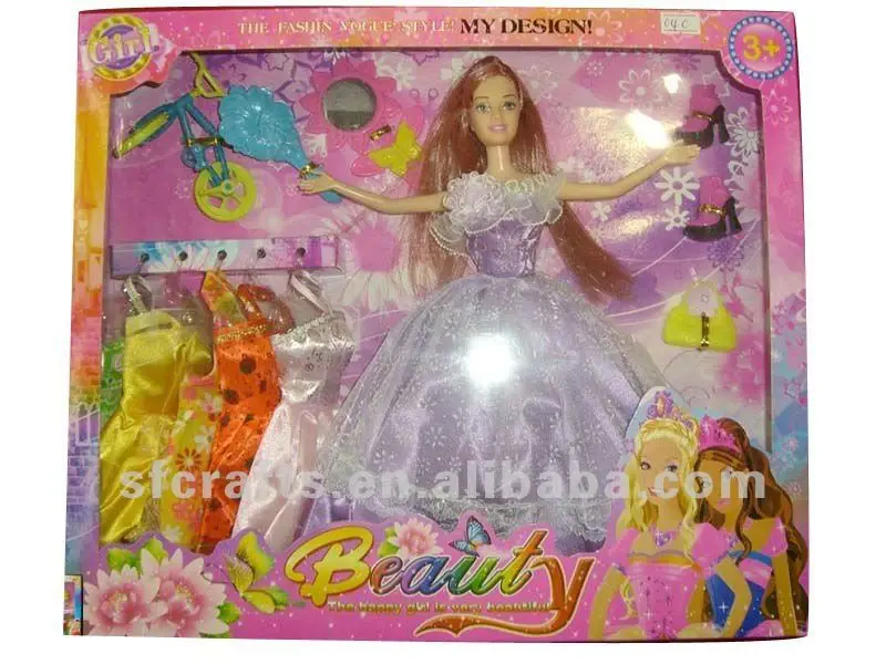 Pretty Bobby Doll Set With Shoes Clothes Ornaments - Buy Doll,Pretty ...