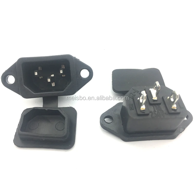 Waterproof C13 Power Panel Mounting - IEC320 C14 Socket