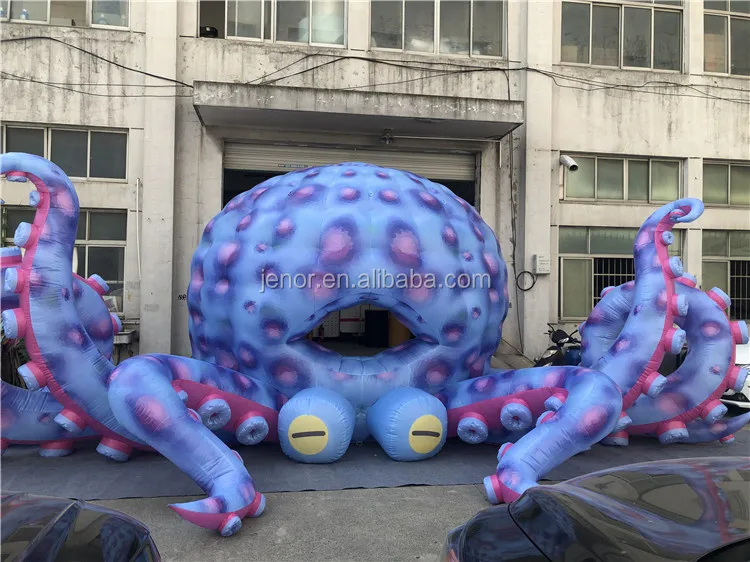 Cheap Blue Inflatable Octopus Dj Booth Tent For Outdoor Stage ...