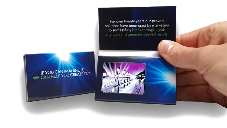 Custom LCD Video Postcards - Perfect for Business Gifts