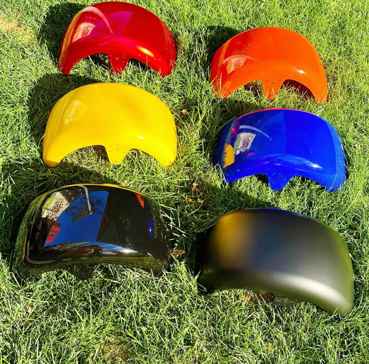 2 Wheel 3 Wheel Electric Citycoco Scooter Front Rear Fenders Color ...