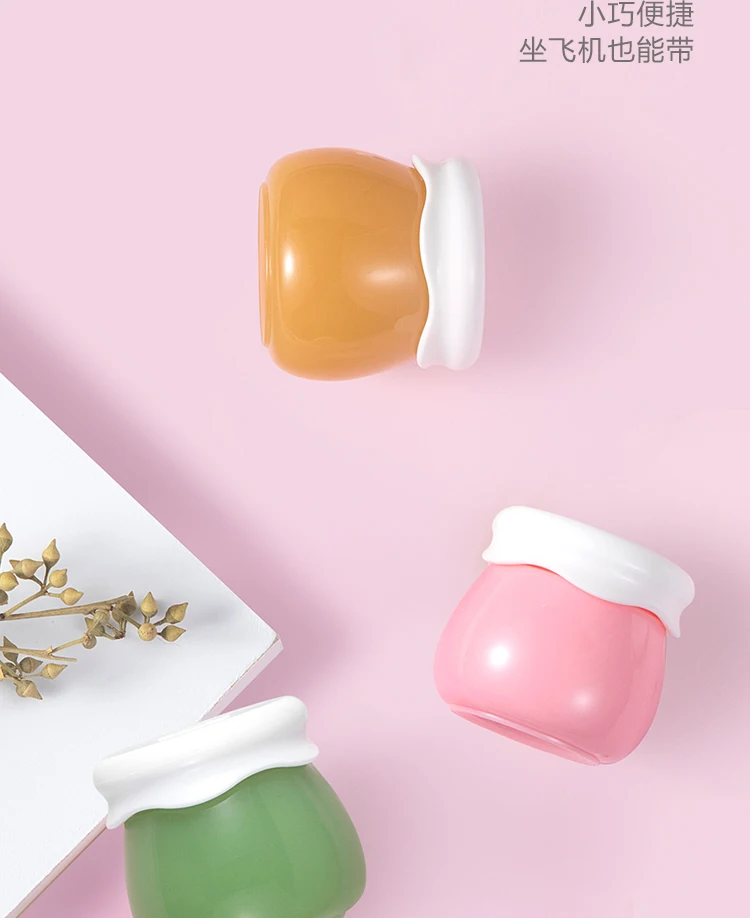 10g Empty Small Cute Colorful Acrylic Skin Care Cream Jar Sample Cute ...