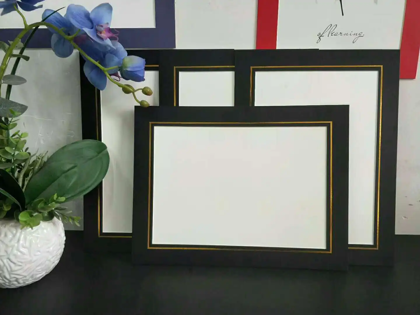 Wholesale Uncut Matboard Acid White Velvet Matboard For Photo Picture ...