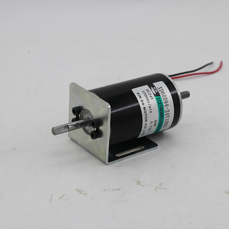 12v/24v Dc Long Shaft Motor 10000 Rpm High Speed Motor Miniature 80w ...