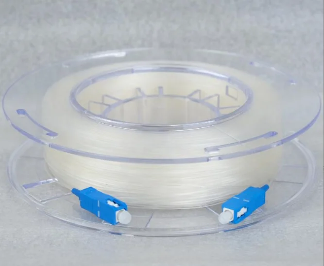 Invisible Fiber Optic Cable 0.9mm SC/LC - 1 Core Multimode/Single Mode ...