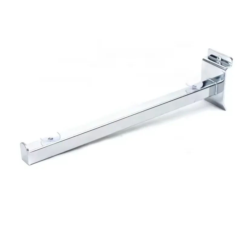 Shop Fittings Supermarket Slatwall Bracket Faceout Shelf Support Holder ...