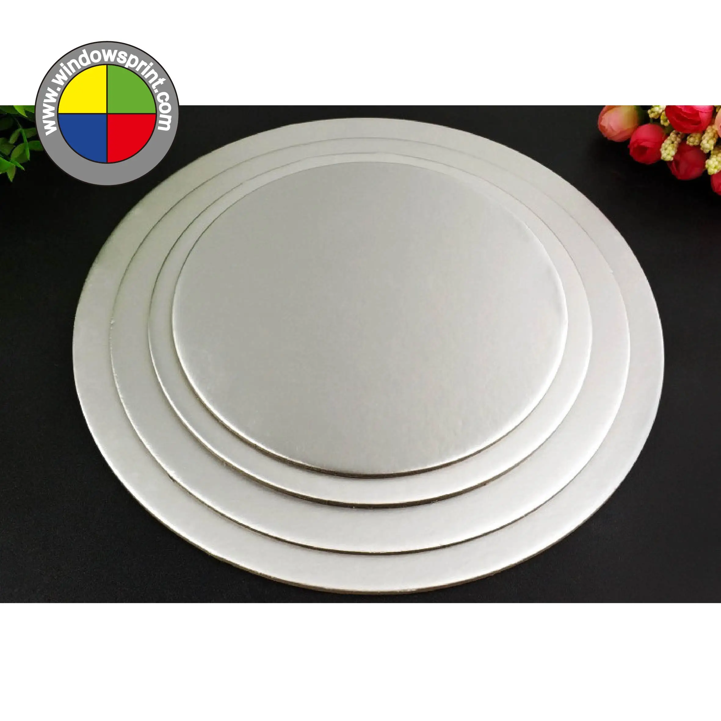 Customized 3mm Thick Board Paper Cake Board,Round Cake Board - Buy ...