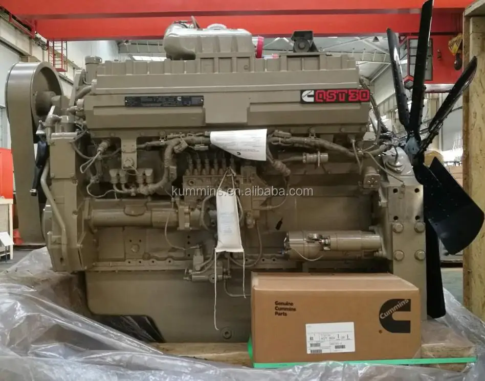 Original New Qst30 Qst30-c Complete Engine Assembly Saa12v140e-3 Excavator Engine For Cummins ...