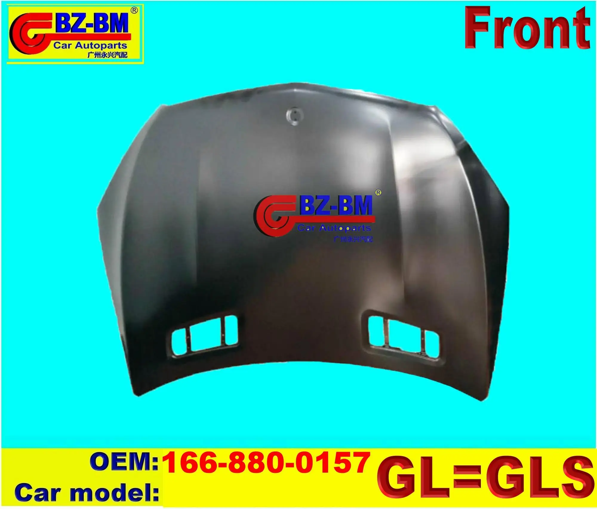 Hood Fender Front Bumper Reinforcer Bar For Bmw Benz Headlight Bracket ...