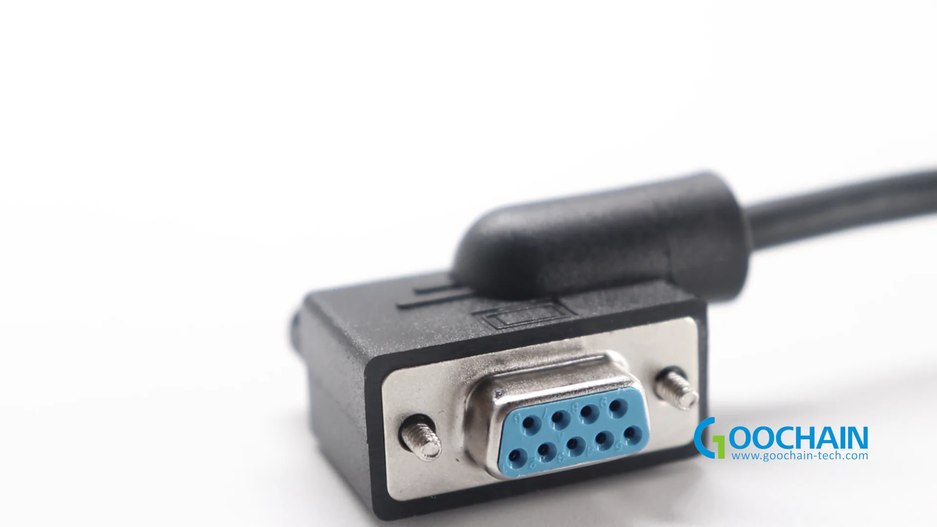 Custom 90 Degree Right Angle Rs232 Male To Left Angle Db9 Pin Female ...