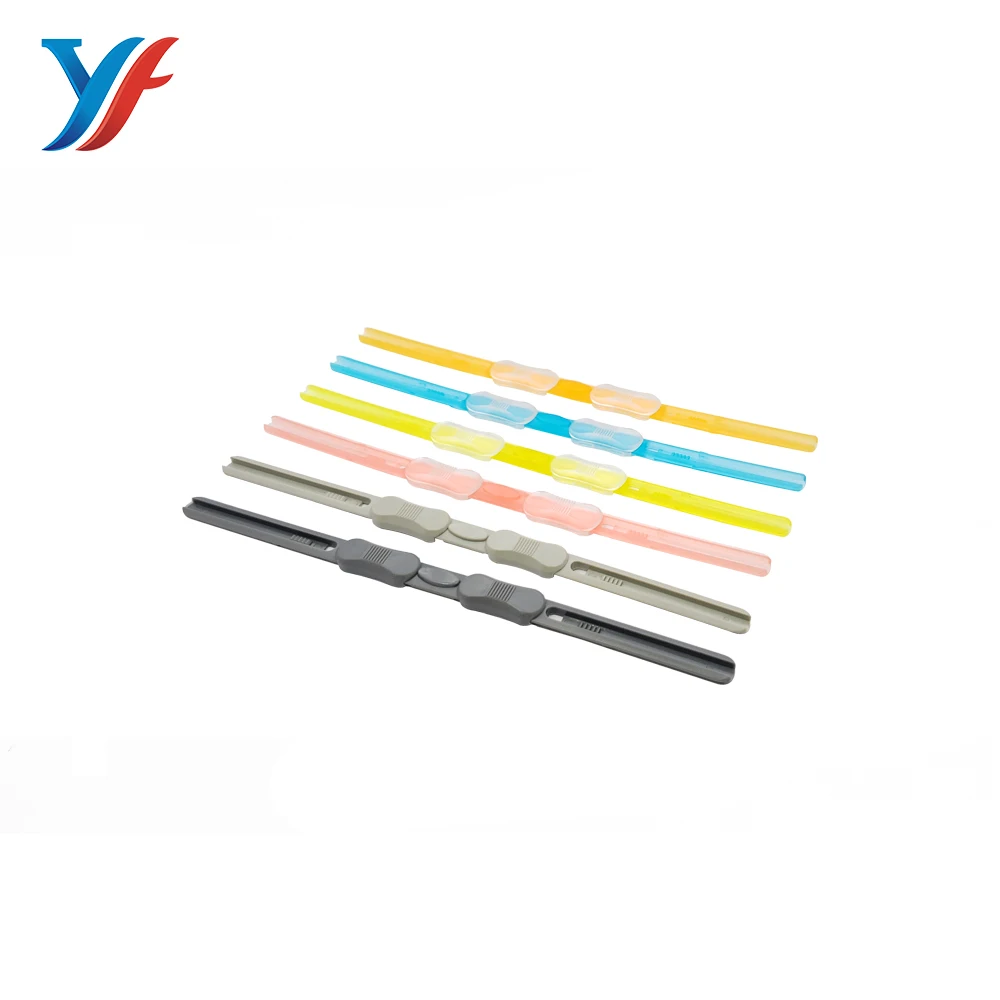 Colorful Transparent Plastic Fastener Clips for Securely Holding Paper ...