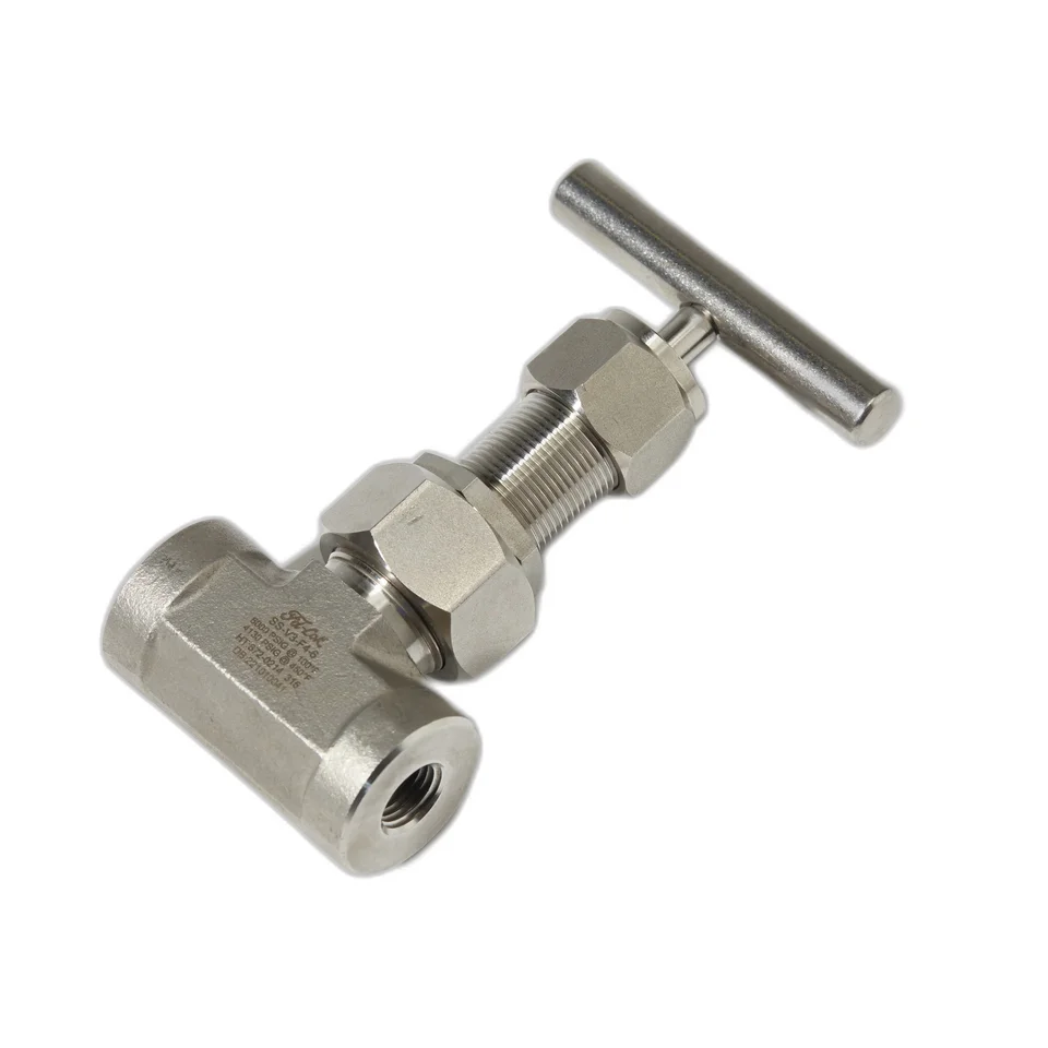 Stainless Steel Parker Needle Valve Industrial Female X Female Angle ...