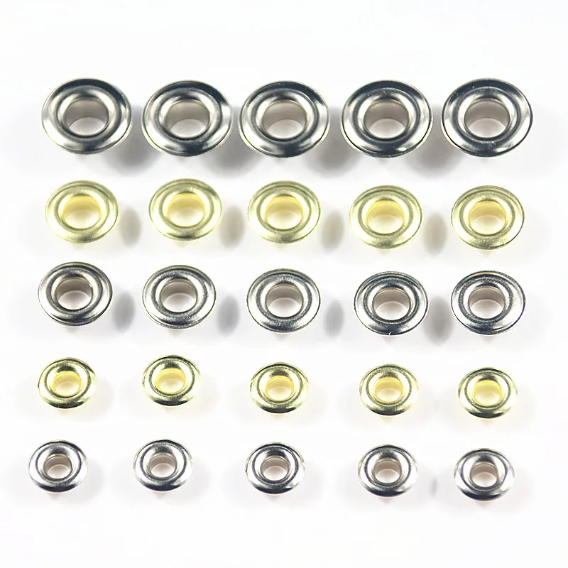 Nickel-free Eyelets - Durable 4mm Grommets for Leather & More