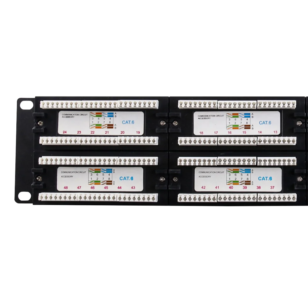 Rj45 Cat6 Patch Panel 48 Port Utp - Buy Patch Panel 48 Port,Patch Panel ...