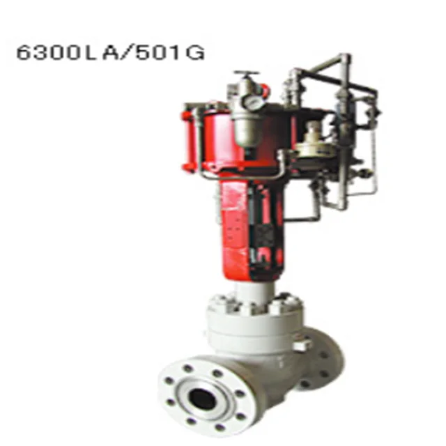 Multi-hole Cage Guided Control Valve 550G with 6300LA Actuator