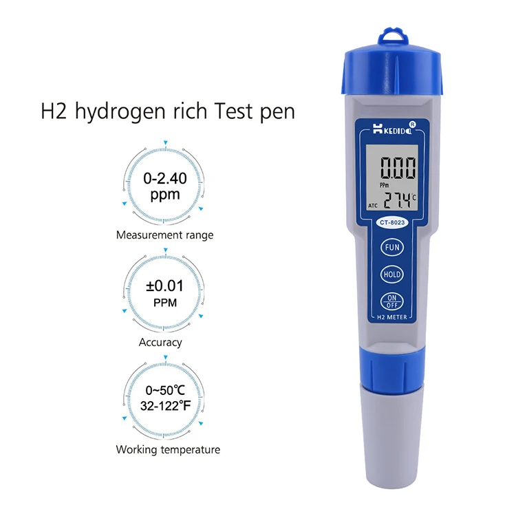 High Quality Hydrogen-rich Digital Water Quality Testing Pen H2 ...