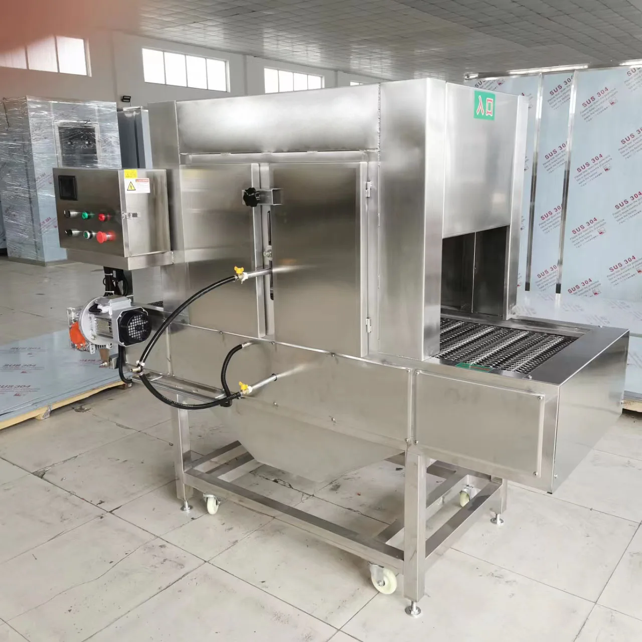 Liquefied Gas Pig Hoof and Cow Hoof Singeing Machine Natural Gas Sheep ...