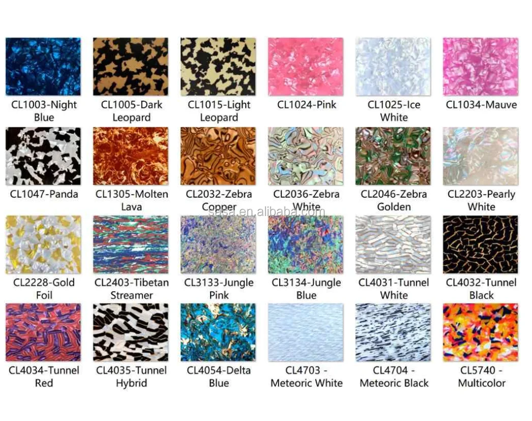 Acrylic Plastic Sheets - Tortoise Shell Celluloid