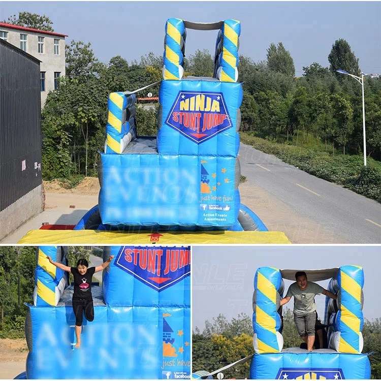 Free Fall Drop Stunt Bag Jump Construction/ Inflatable Zero Shock Stunt ...