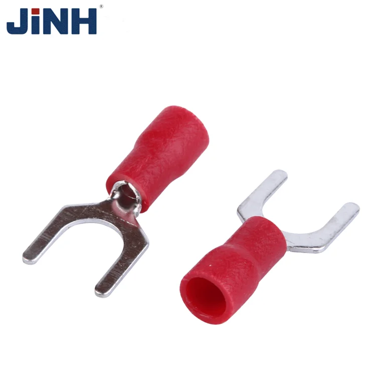 Insulated Spade Terminal U Type Fork Sv1.25-6 Cable Lug - Buy U Type Fork Cable Lug,Insulated ...