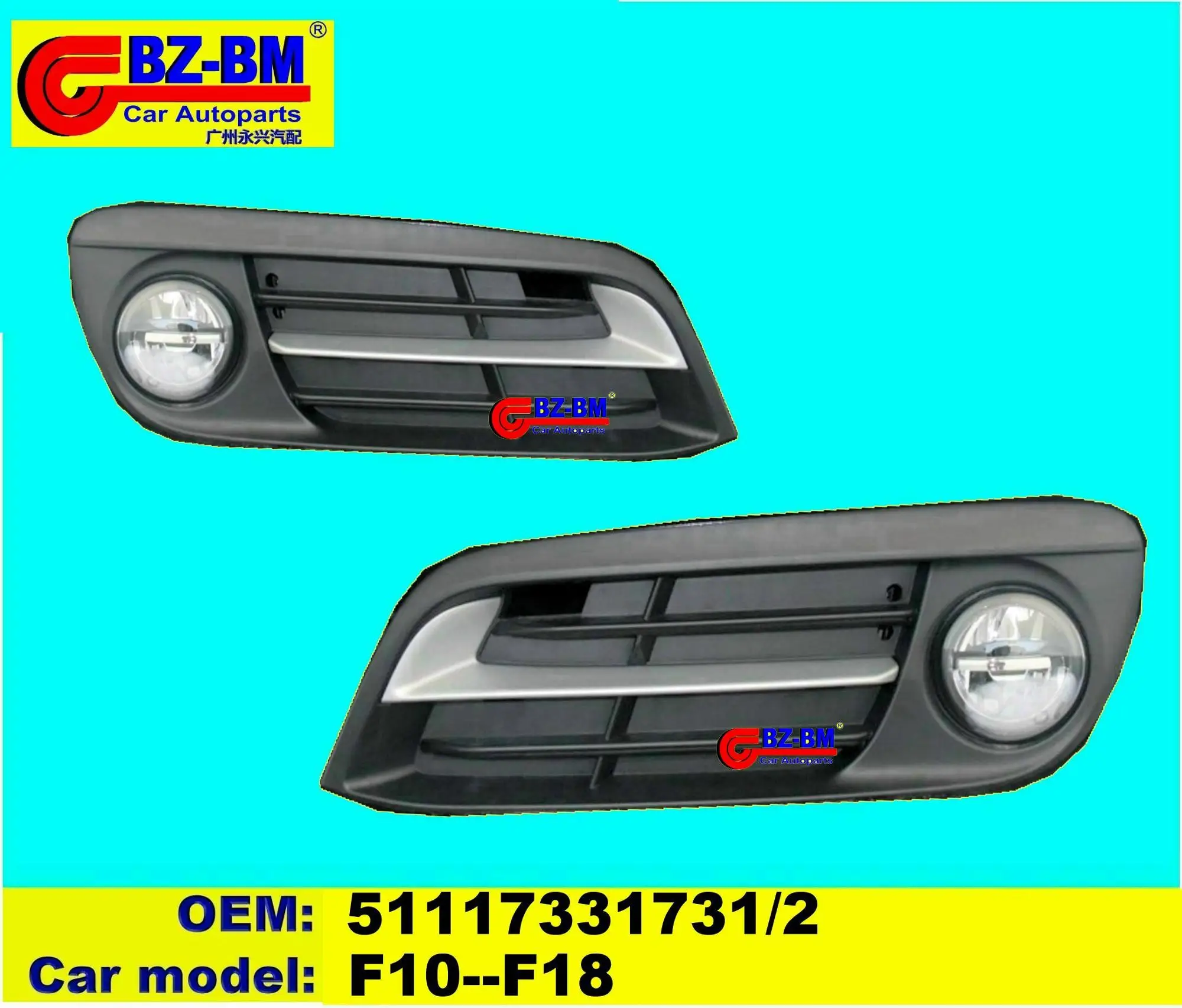 For Bmw Front Bumper Grill Cover Body Part E66 E65 63178379683/ ...