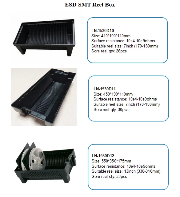 SMD Reel Esd-Safe Holder Rack - Leenol LN-1530D12