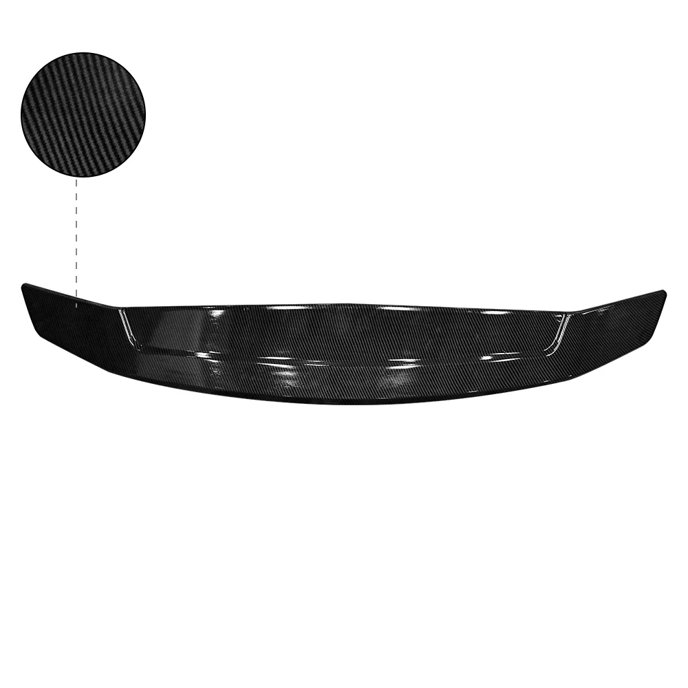 Universal Rear Trunk Lid Ducktail Spoiler Wings Cars Black Carbon Parts ...