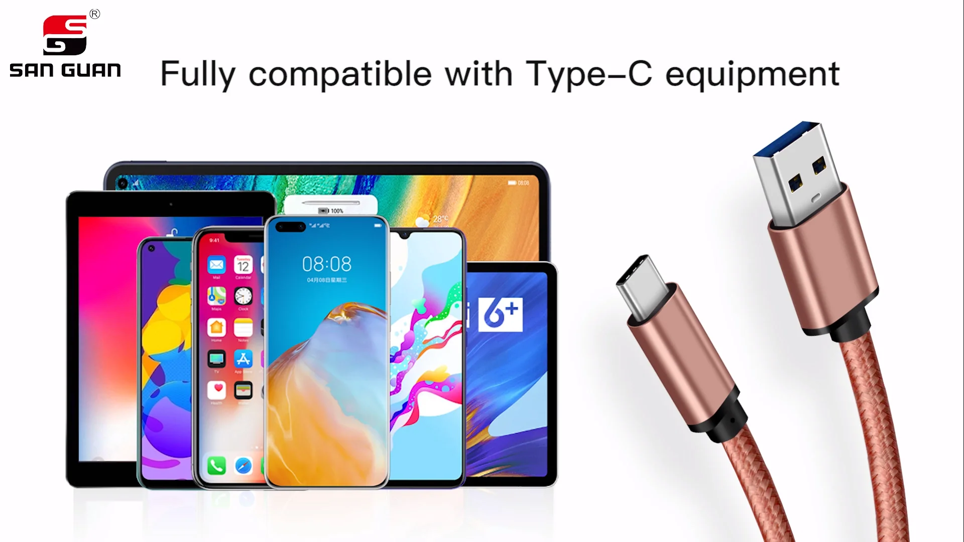 Nylon Braid Usbc Cable 1m/2m 3a 60w Fast Charging Usb Type C Fast Cable ...