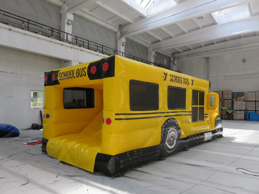 new designed Inflatable School Bus jumping castle for sale good price ...