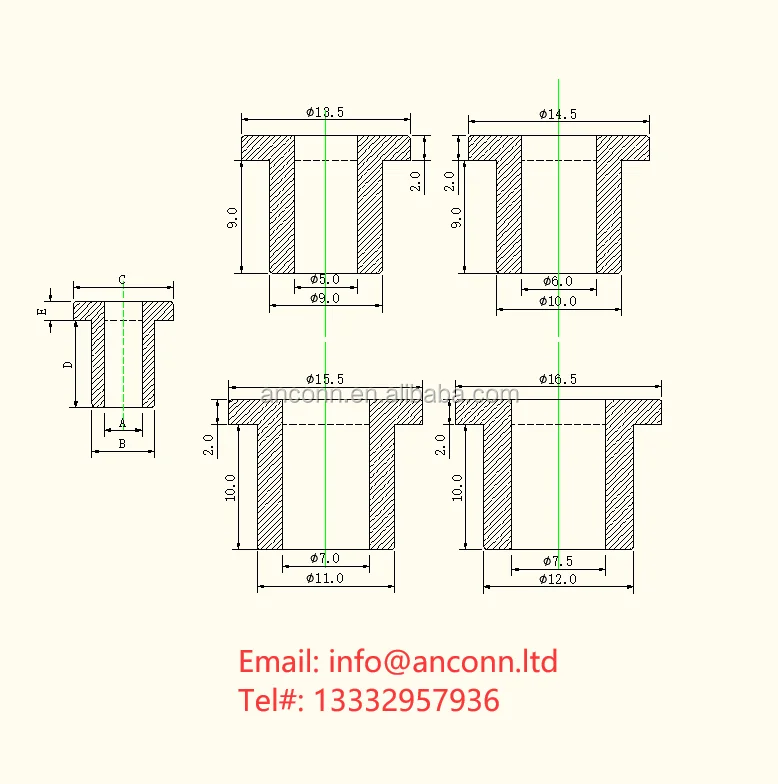 Seal T Type Silicone Plug Grommet Torque Bung Silicone Rubber Plug ...