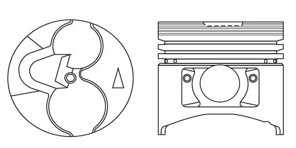 Engine Piston Kit for MITSUBISHI 4D55T/4D56T - CDP Quality