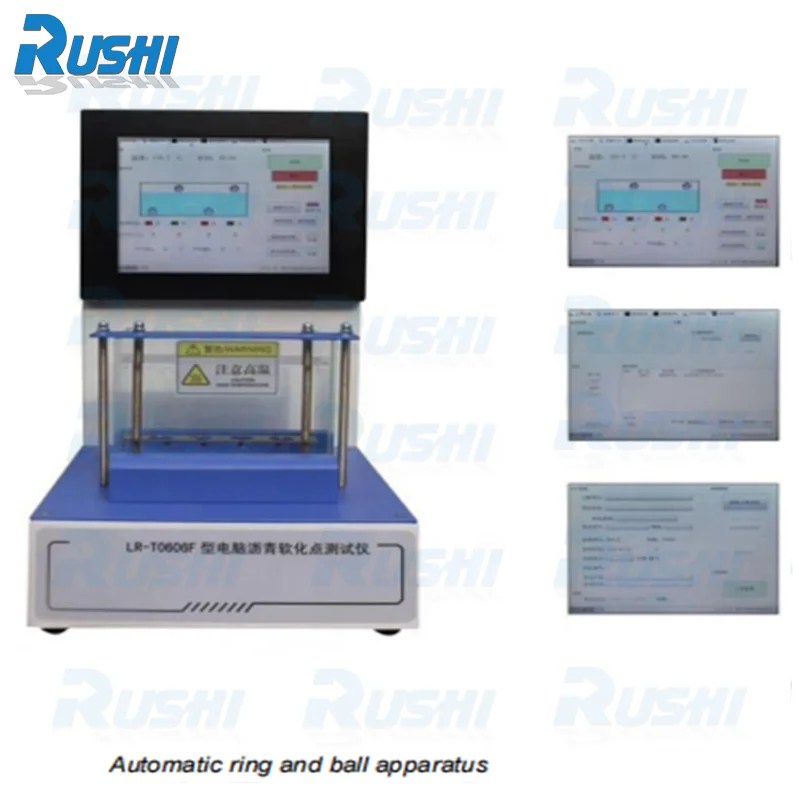 ASTM Standard Ring and Ball Method Asphalt Softening Point Tester