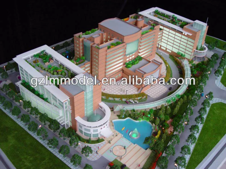 Ho Scale Football Stadium Modelo, 3d Miniature Building Model Maker ...